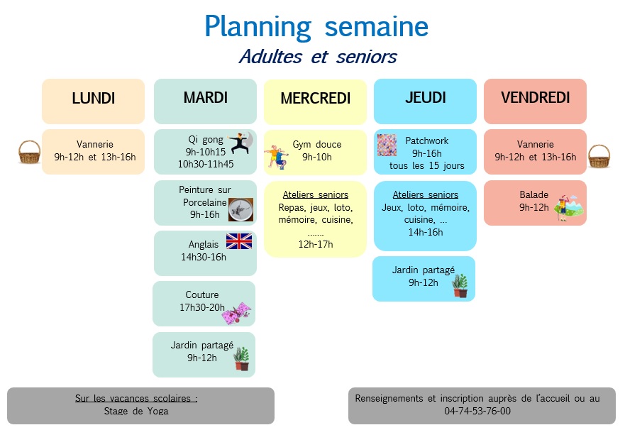 Pôle Enfance et Jeunesse Activités adultes et séniors à Estressin | Alfa3a